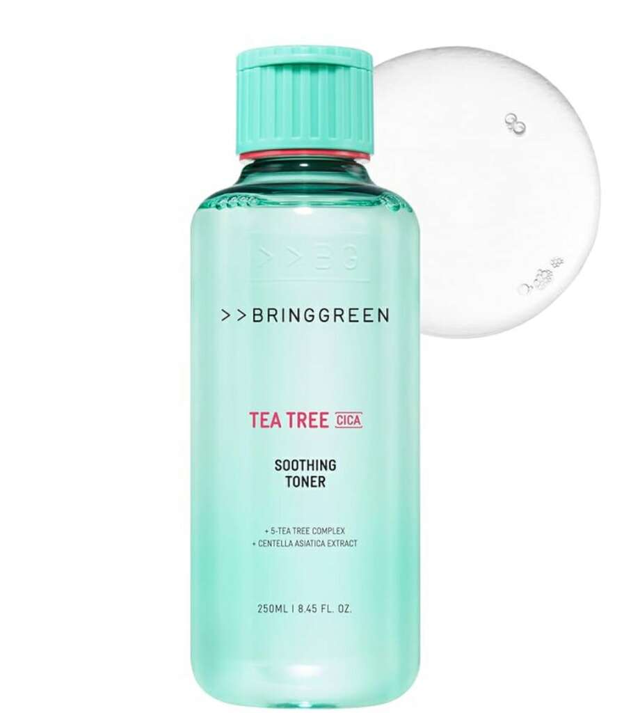【楽天市場】BRINGGREEN ブリンググリーン ティーツリー シカ スーディング トナー Tea Tree CICA Soothing Toner 250ml：So-netmoソネトモ