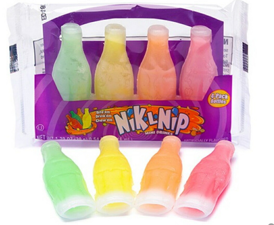 【楽天市場】ニックルニップ ワックスボトル キャンディ ミニドリンクス 4ボトル入り ワックスボトル：So-netmoソネトモ