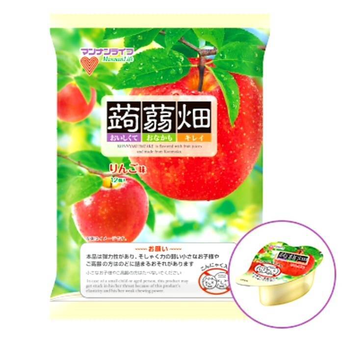 【楽天市場】マンナンライフ 蒟蒻畑 りんご味 12個入×4個セット：So-netmoソネトモ