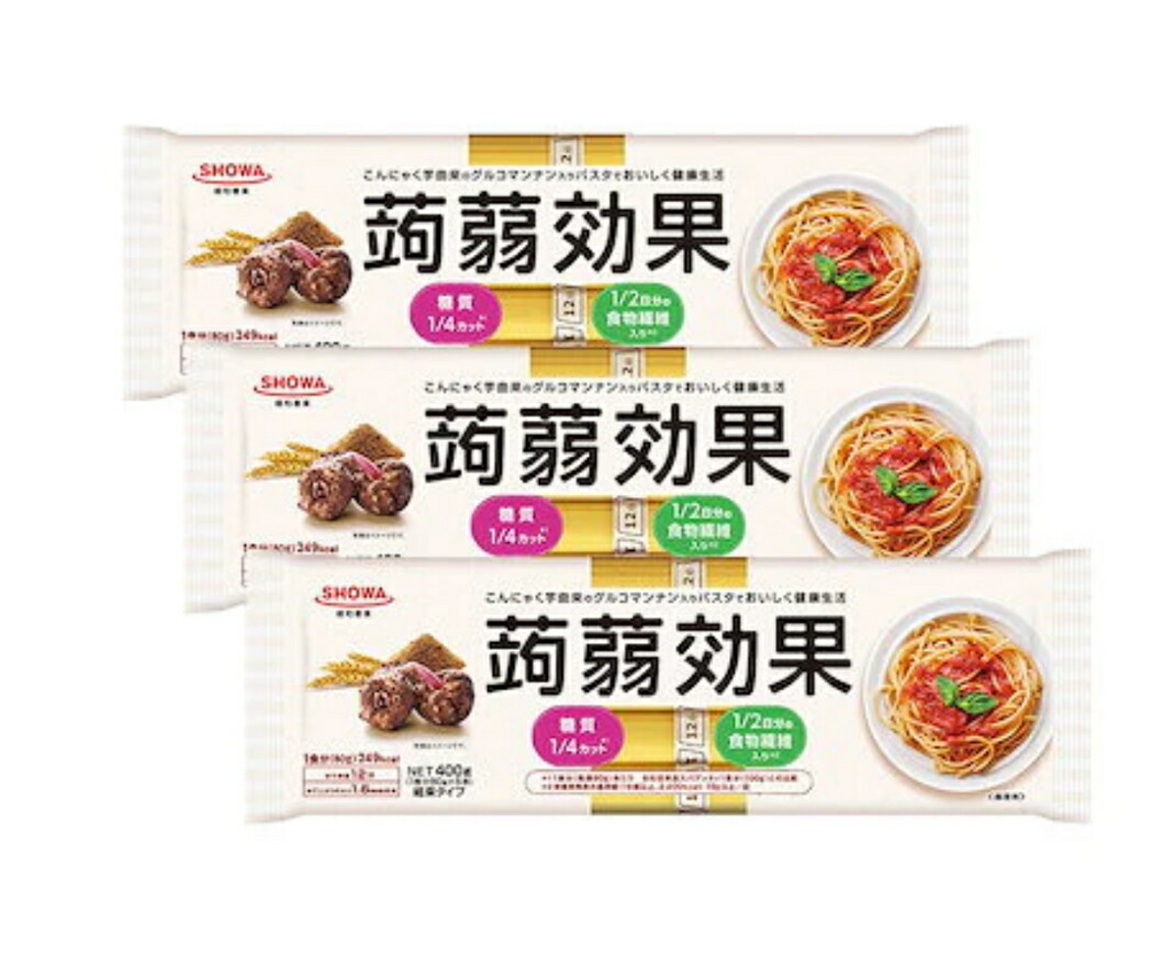 【楽天市場】蒟蒻効果(グルコマンナン入りパスタ) 400g*3袋セット：So-netmoソネトモ
