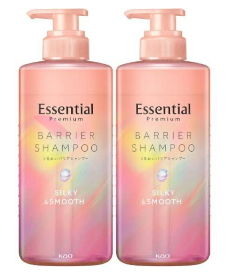 【楽天市場】花王 エッセンシャル プレミアム うるおいバリア シルキー＆スムース ポンプ 各450ml 【シャンプー+コンディショナー本体セット】：So-netmoソネトモ