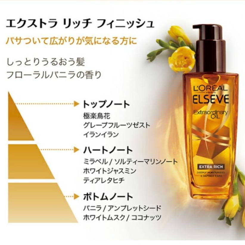 【楽天市場】ロレアル パリ エルセーヴ エクストラオーディナリー エクストラリッチフィニッシュ 100ml：So-netmoソネトモ