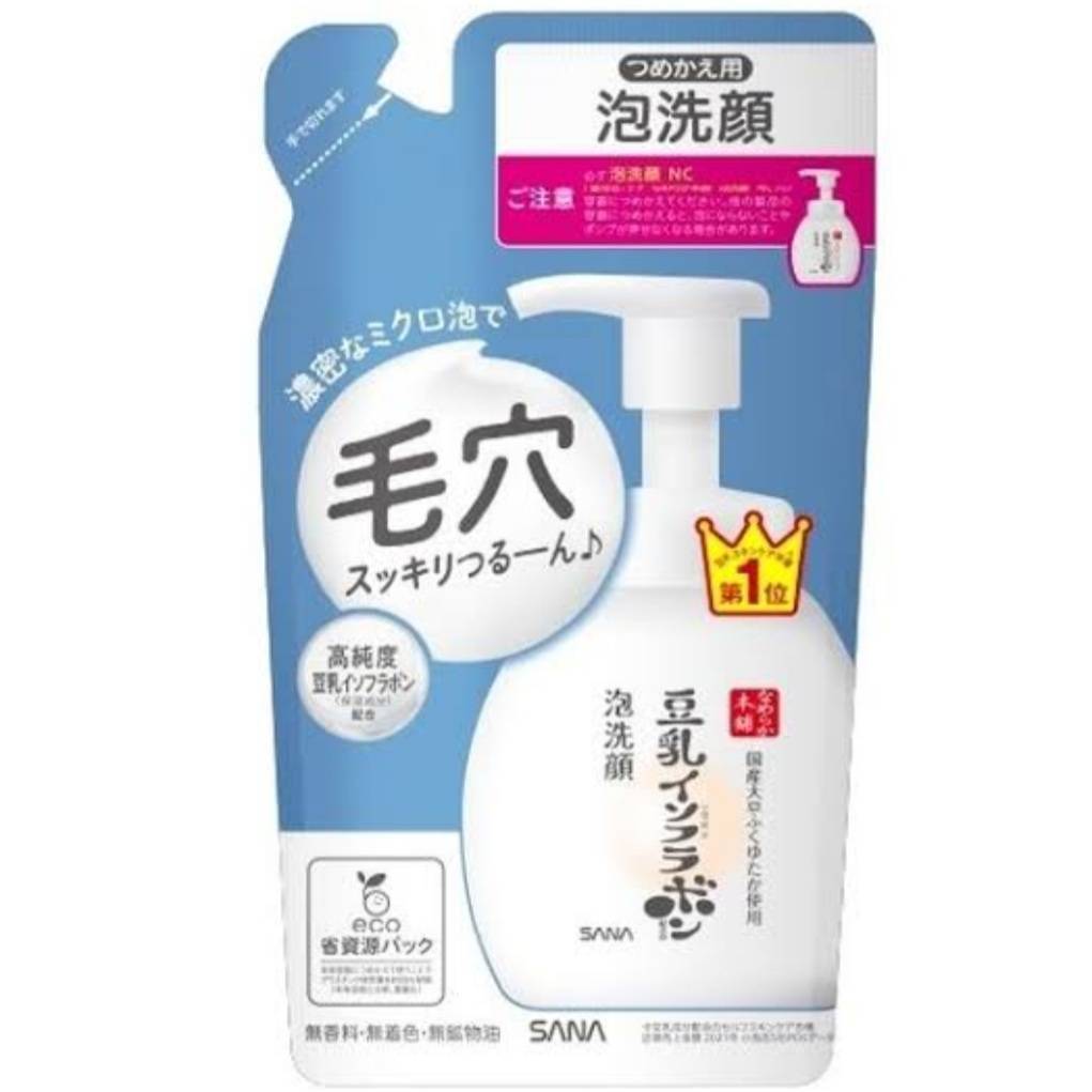 【楽天市場】サナ なめらか本舗 豆乳イソフラボン 泡洗顔 NC つめかえ用 180ml：So-netmoソネトモ
