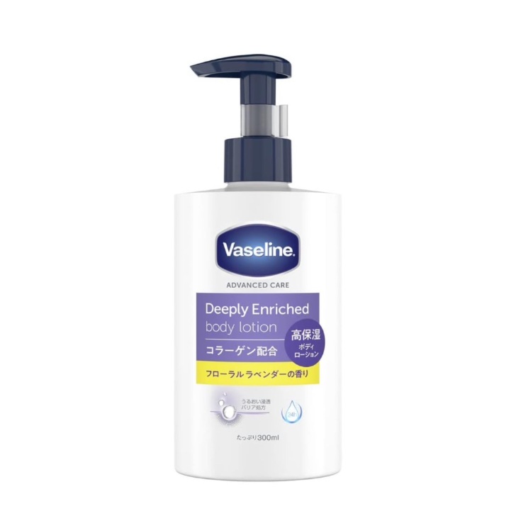 【楽天市場】Vaseline(ヴァセリン) ディープリーエンリッチド ボディローション リキッド フローラルラベンダーの香り 300ml：So-netmoソネトモ