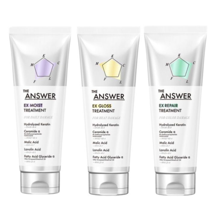 【楽天市場】THE ANSWER ジ アンサー EXトリートメント モイスト グロス リペア 220g：So-netmoソネトモ