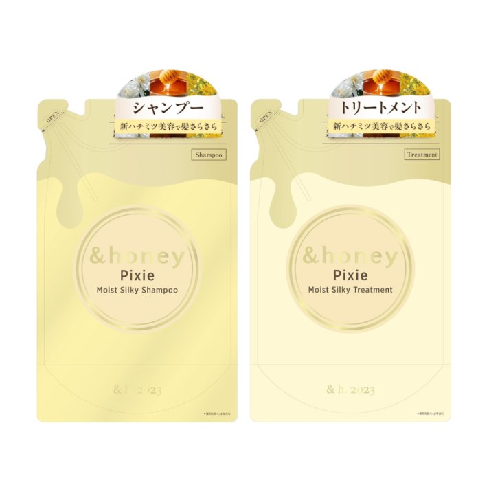 【楽天市場】&honey（アンドハニー） ピクシー モイストシルキー1.0 シャンプー/トリートメントセット 詰替：So-netmoソネトモ