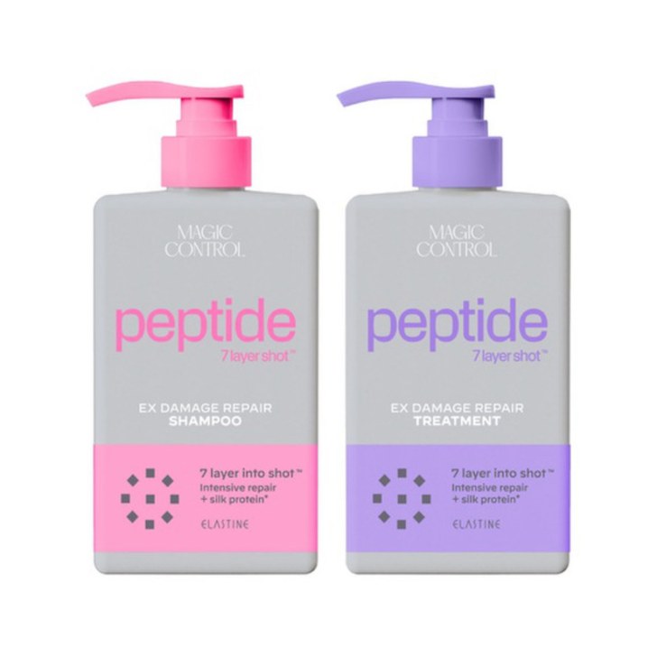 【楽天市場】ELASTINE マジックコントロール ダメージケア シャンプー/トリートメント 本体480ml：So-netmoソネトモ