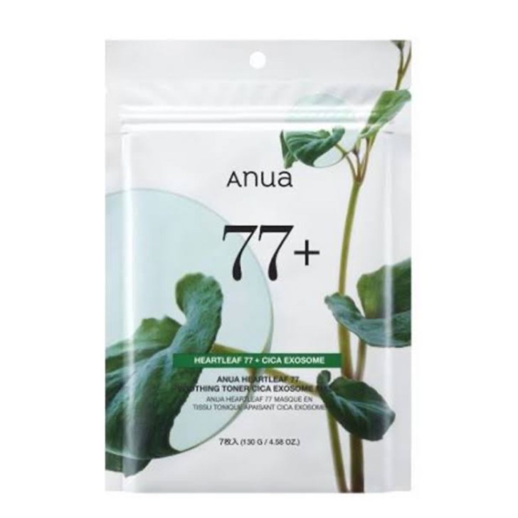 【楽天市場】ANUA アヌア ドクダミ77スージングトナーシカエクソソームマスクパック 7枚入り：So-netmoソネトモ