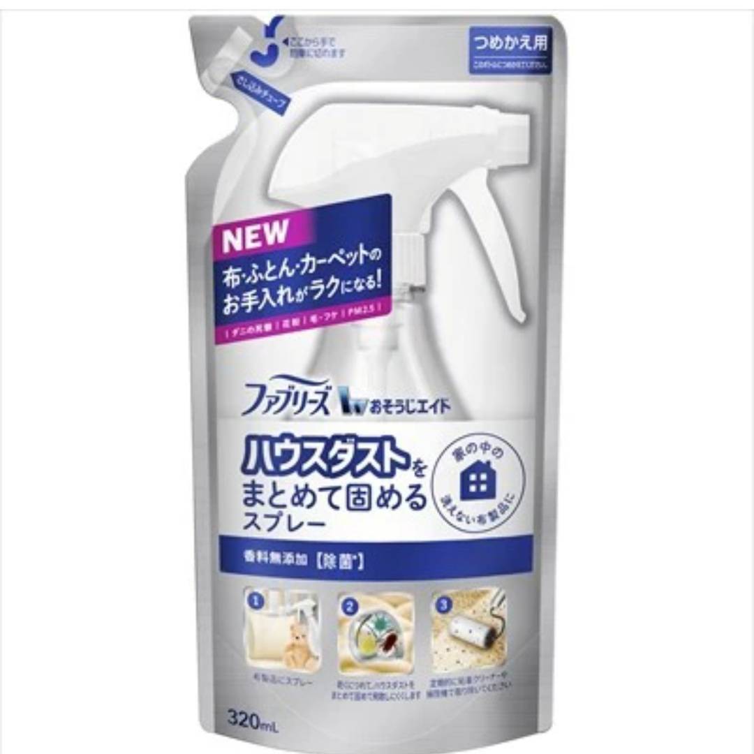 【楽天市場】ファブリーズ ハウスダスト凝集剤洗いたてのリネンの香り【6袋セット】：So-netmoソネトモ