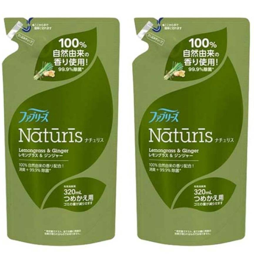 【楽天市場】P&G ファブリーズ ナチュリス レモングラス&ジンジャー つめかえ用 320ml：So-netmoソネトモ