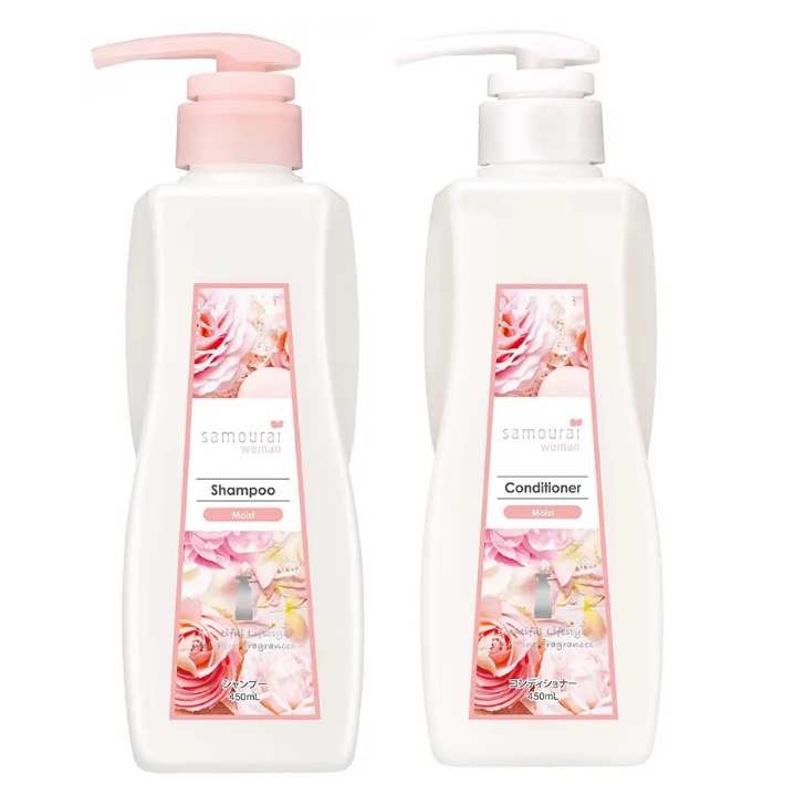 【楽天市場】サムライウーマン 選べる ホワイトローズ シャンプー 450mL+コンディショナー 450mL 本体セット：So-netmoソネトモ