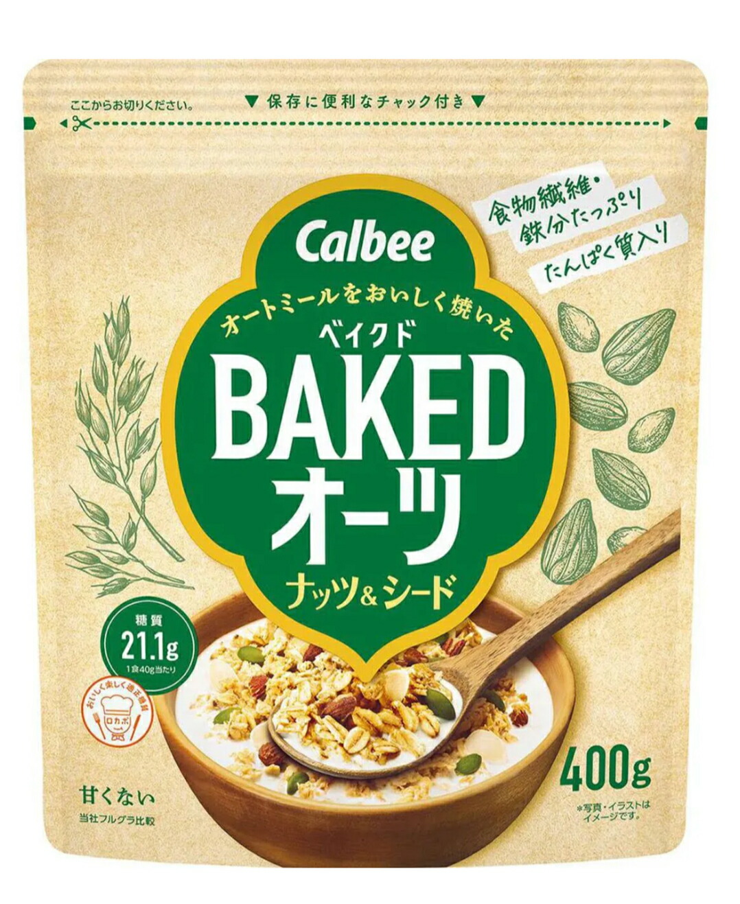 【楽天市場】ベイクドオーツ ナッツ＆シード(400g×4セット)：So-netmoソネトモ