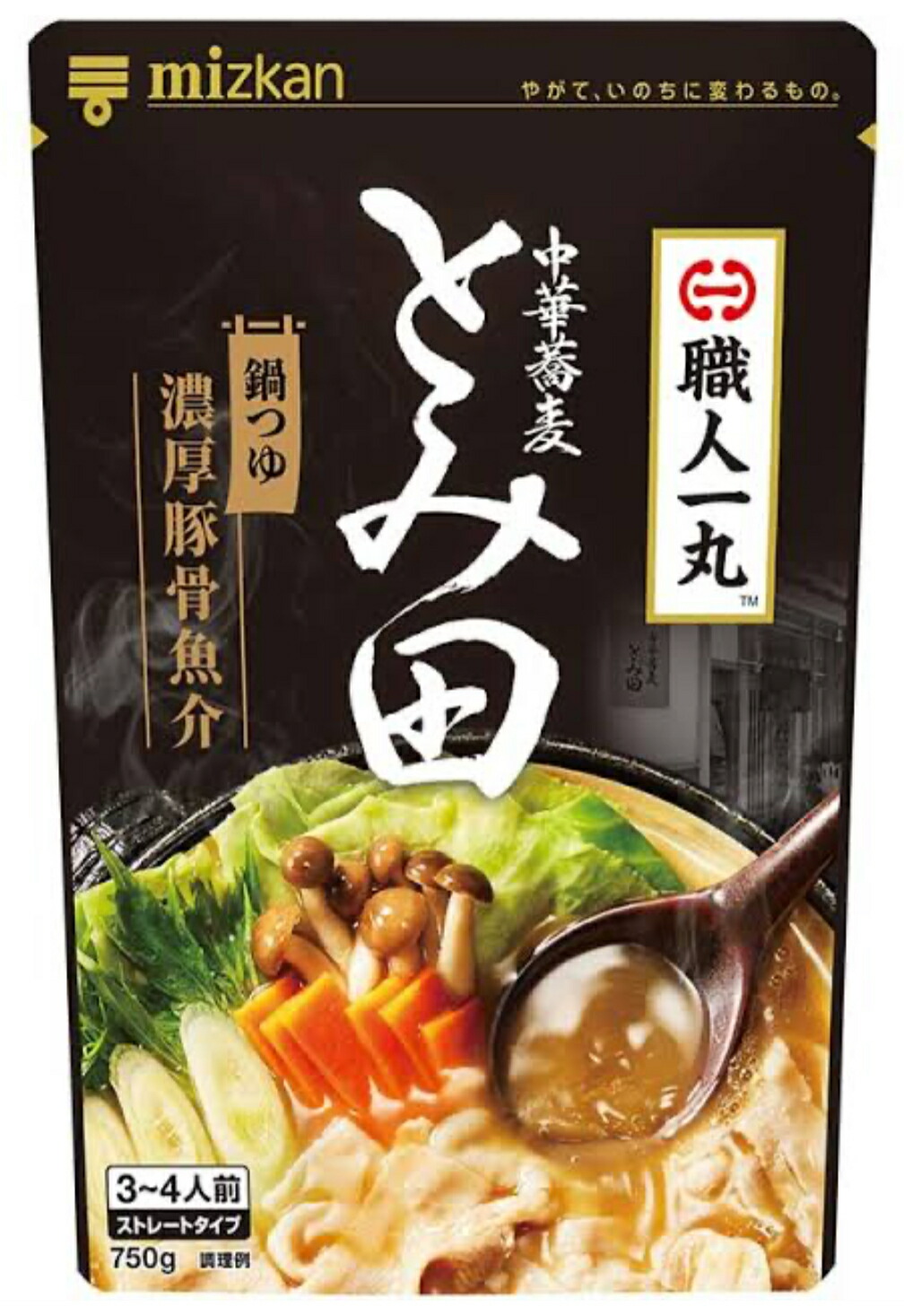 【楽天市場】ミツカン 職人一丸 中華蕎麦 とみ田 監修 濃厚豚骨魚介 鍋つゆ(750g×2セット)：So-netmoソネトモ