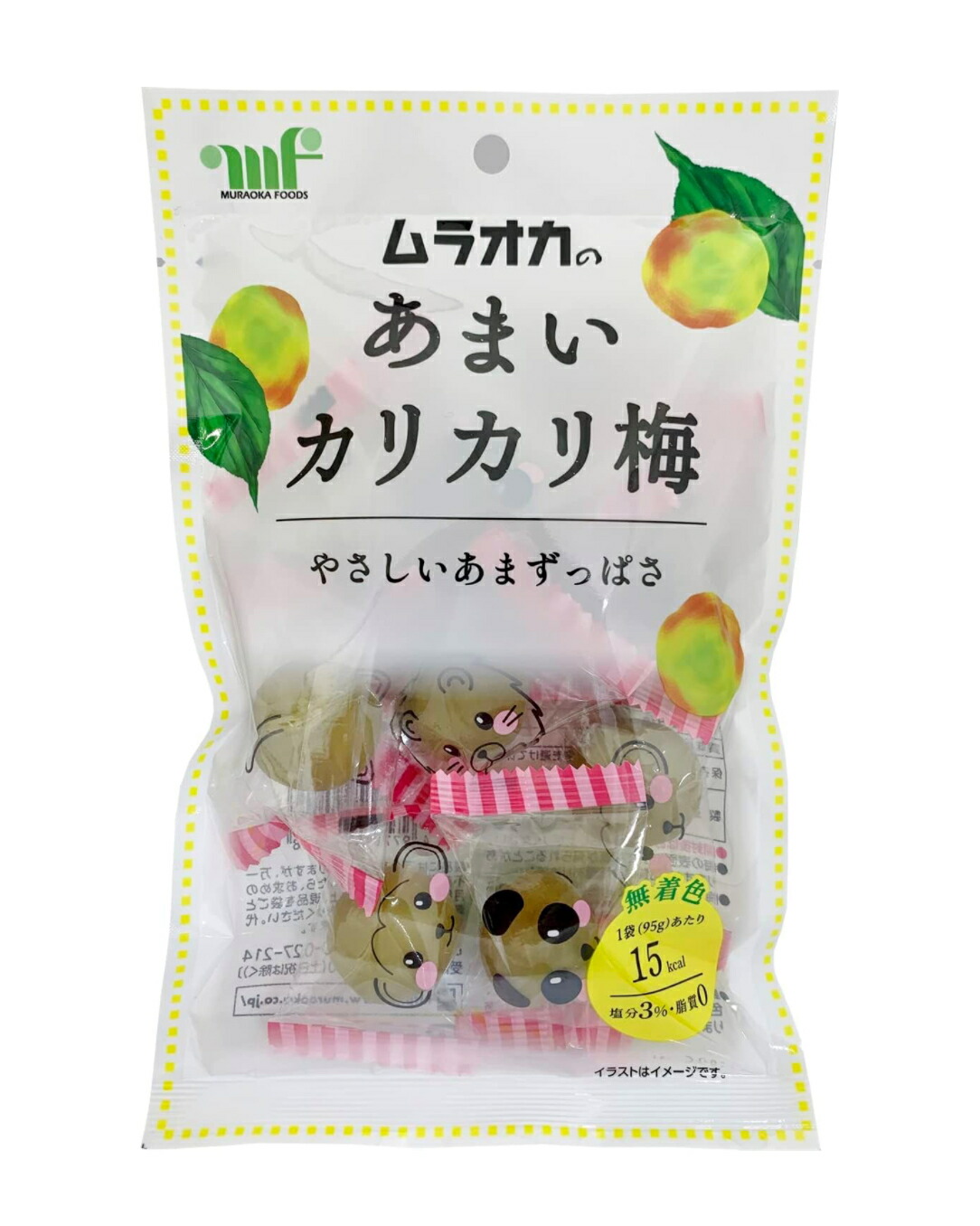 【楽天市場】村岡食品工業 あまいカリカリ梅 95g×2袋セット：So-netmoソネトモ