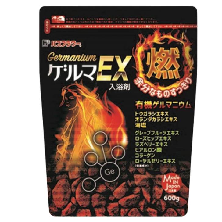 【楽天市場】ヘルス バスフラワー 入浴剤 発汗促進タイプ ゲルマEX 600g：So-netmoソネトモ