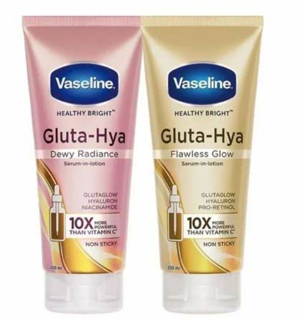 【楽天市場】Vaseline Healthy Bright GLUTA-HYA ヴァセリンセラムローション 300ml 選べるFLAWLESS GLOW DEWY RADIANCE：So ...