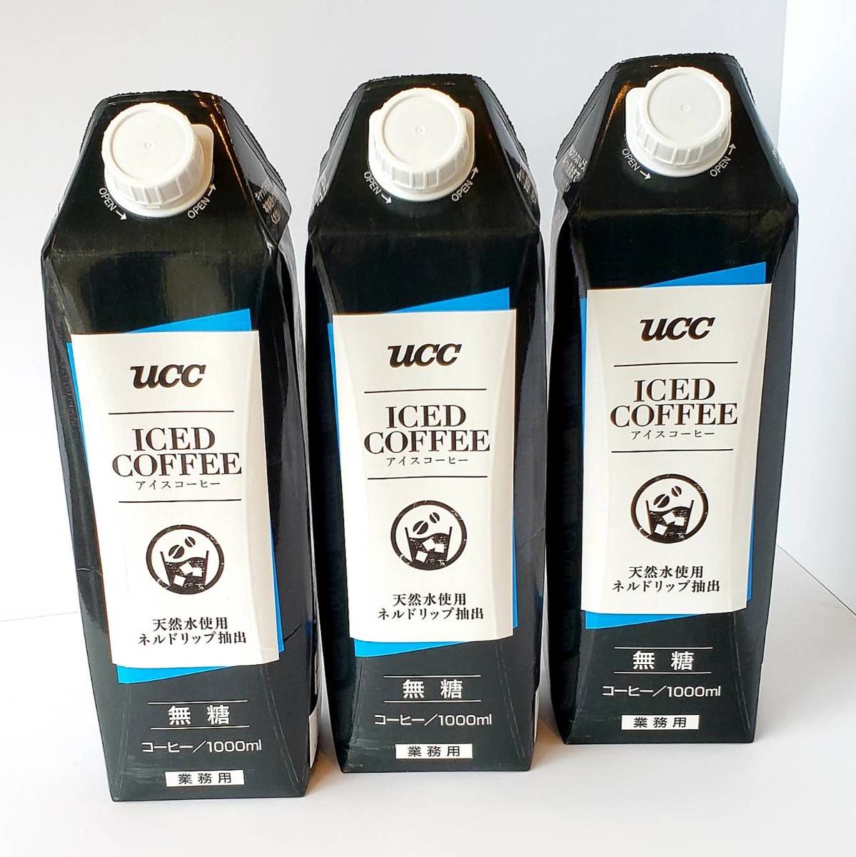 【楽天市場】UCC アイスコーヒー 業務用 無糖 1000ml紙パック 12本 1l 1L コーヒー 珈琲 業務用：So-netmoソネトモ