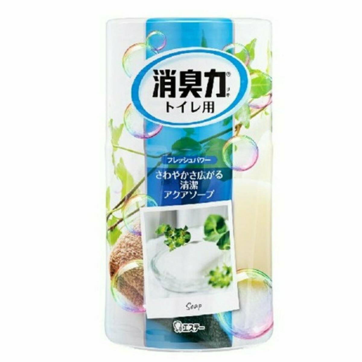 【楽天市場】エステー トイレの消臭力 アクアソープ 400ml：So-netmoソネトモ