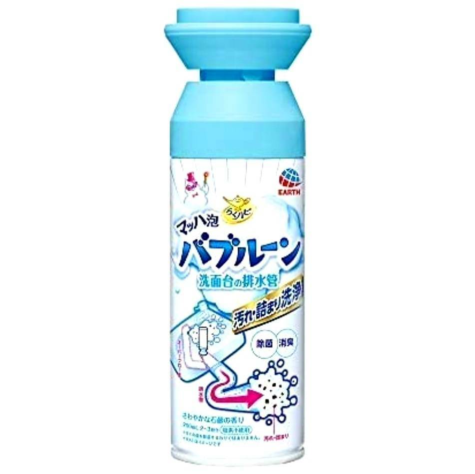 【楽天市場】アース製薬 らくハピ マッハ泡バブルーン 洗面台の排水管(200ml)：So-netmoソネトモ