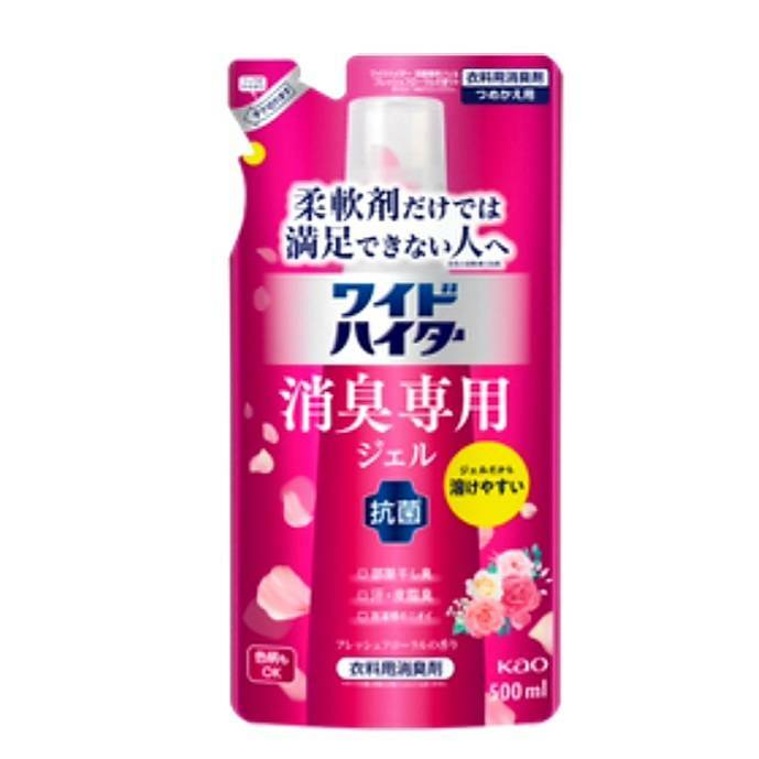 【楽天市場】花王 ワイドハイター 消臭専用ジェル フレッシュフローラルの香り つめかえ用 (500mL)：So-netmoソネトモ