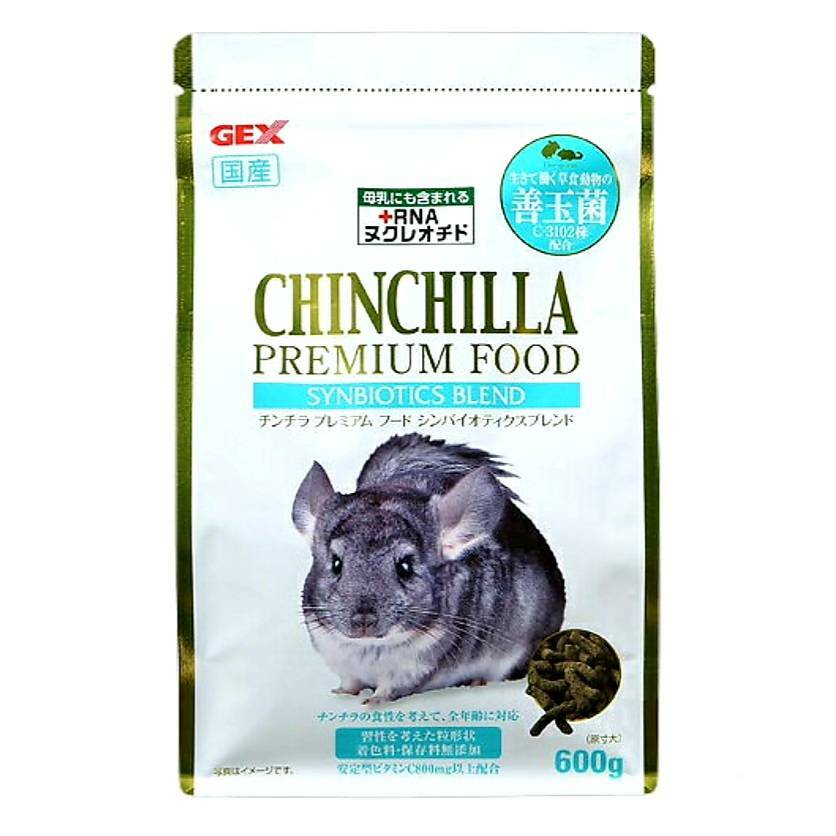 【楽天市場】GEX チンチラ プレミアムフード シンバイオティクスブレンド(600g)：So-netmoソネトモ