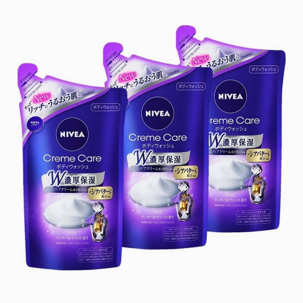 【楽天市場】ニベア クリームケア ボディウォッシュ パリスリッチパルファン つめかえ用(360ml*3袋セット)：So-netmoソネトモ