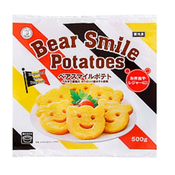 【楽天市場】ベアスマイルポテト 500g 冷凍 揚げるだけ【5袋セット】：So-netmoソネトモ