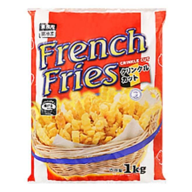 【楽天市場】冷凍 フライドポテト（クリンクルカット）1kg：So-netmoソネトモ
