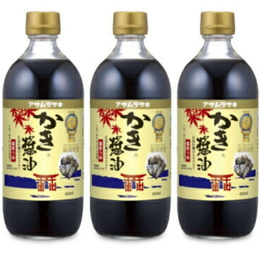 【楽天市場】アサムラサキ かき醤油 600ml × 3本：So-netmoソネトモ