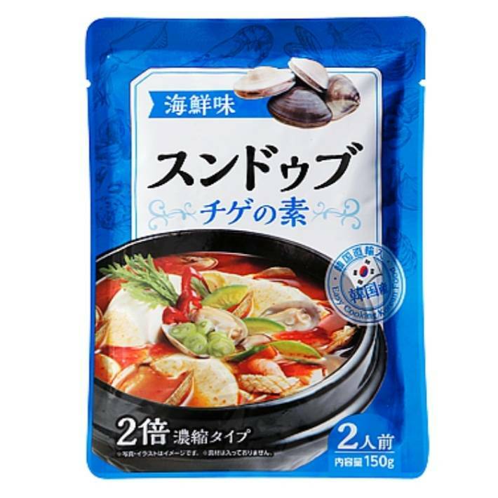 【楽天市場】スンドゥブチゲの素(海鮮味) 2人前×2袋セット：So-netmoソネトモ