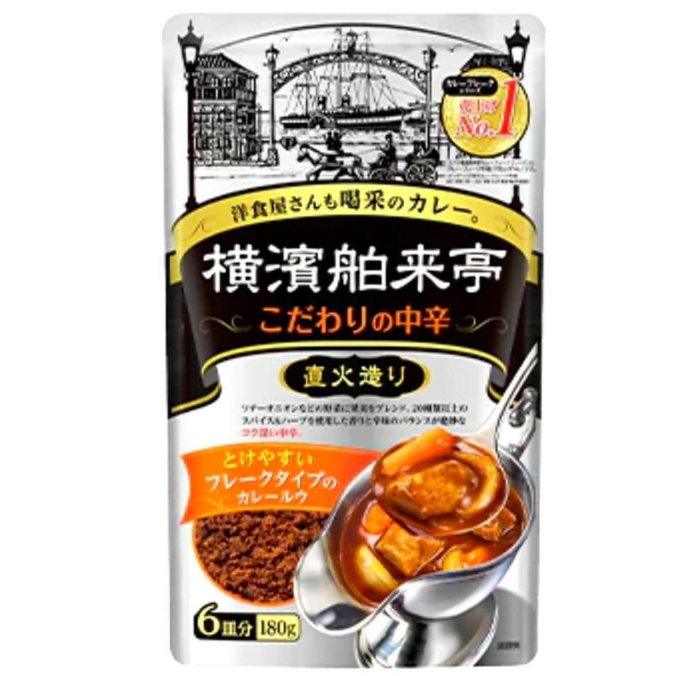 【楽天市場】横濱舶来亭 カレーフレーク こだわりの中辛180g エバラ：So-netmoソネトモ