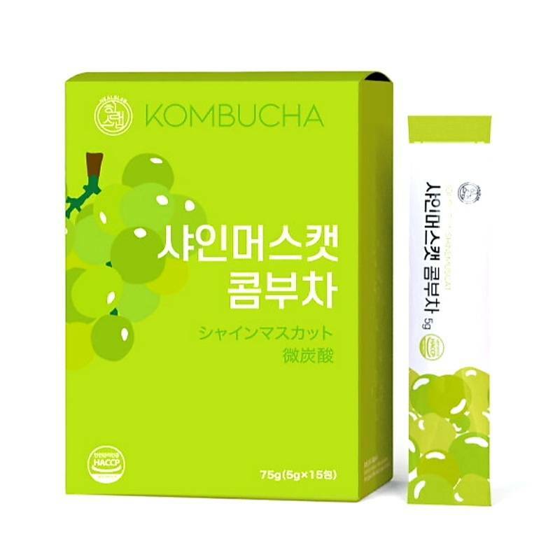【楽天市場】ヒルズラボ コンブチャ シャインマスカット味 粉末タイプ 15包入り：So-netmoソネトモ