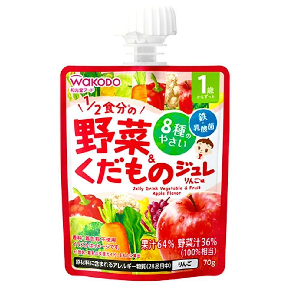 【楽天市場】1歳からのMYジュレドリンク 1/2食分の野菜＆くだもの りんご味 6個セット：So-netmoソネトモ