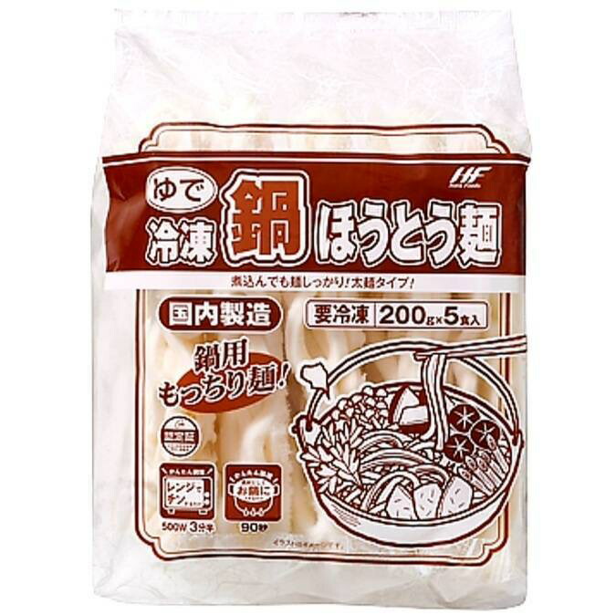 【楽天市場】冷凍 鍋用ほうとう麺 1,000g（200g×5食入）：So-netmoソネトモ