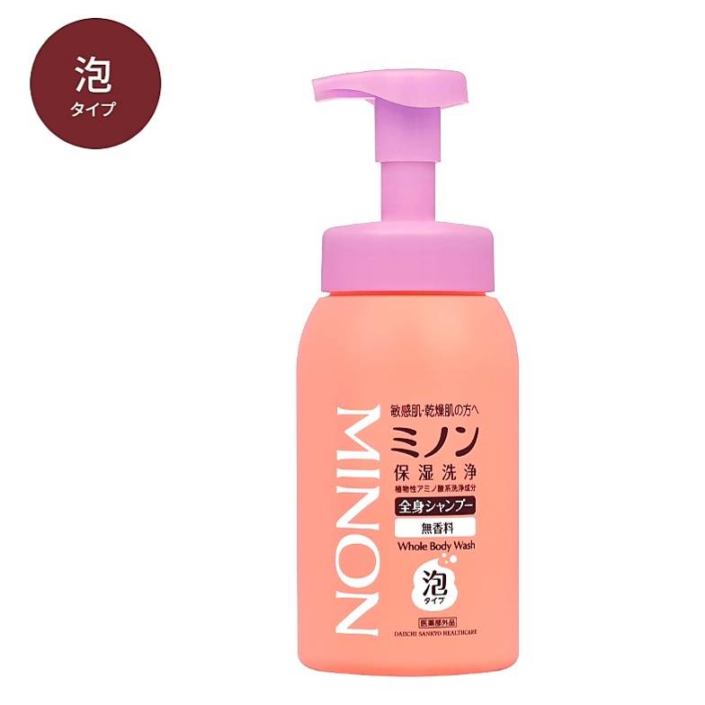 【楽天市場】ミノン 全身シャンプー 泡タイプ 500ML：So-netmoソネトモ