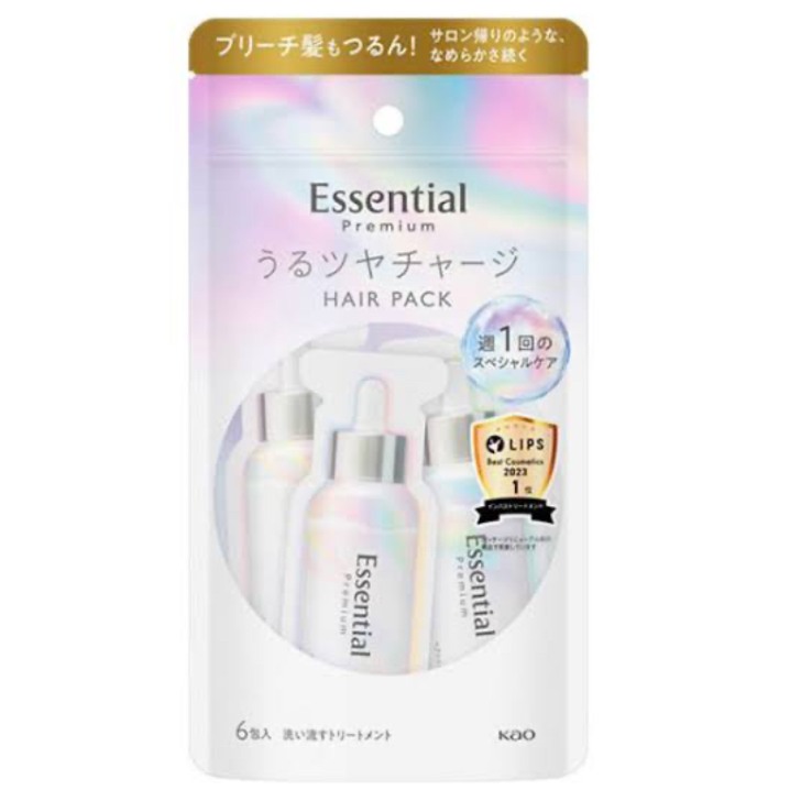【楽天市場】エッセンシャル ザ ビューティー うるツヤチャージヘアパック 9g×6包入り：So-netmoソネトモ