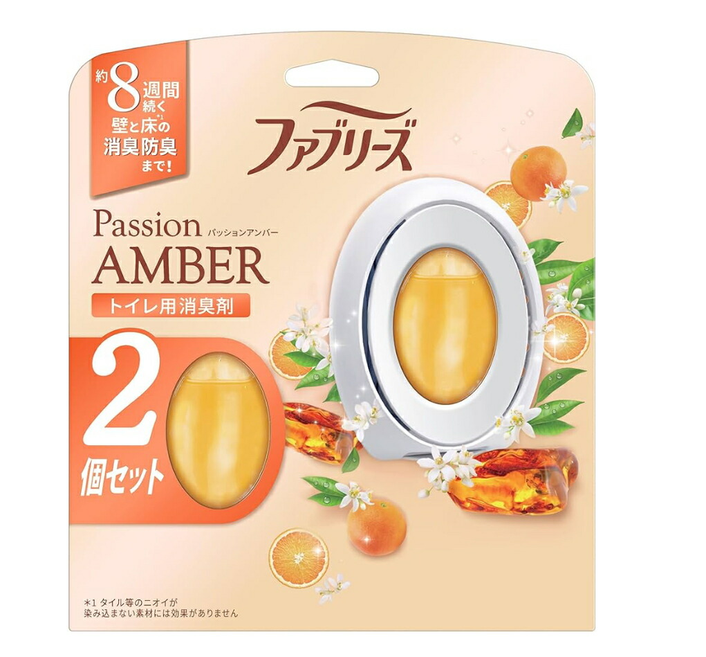 【楽天市場】ファブリーズ 消臭芳香剤 トイレ用パッションアンバー (6.3ml×2個)：So-netmoソネトモ