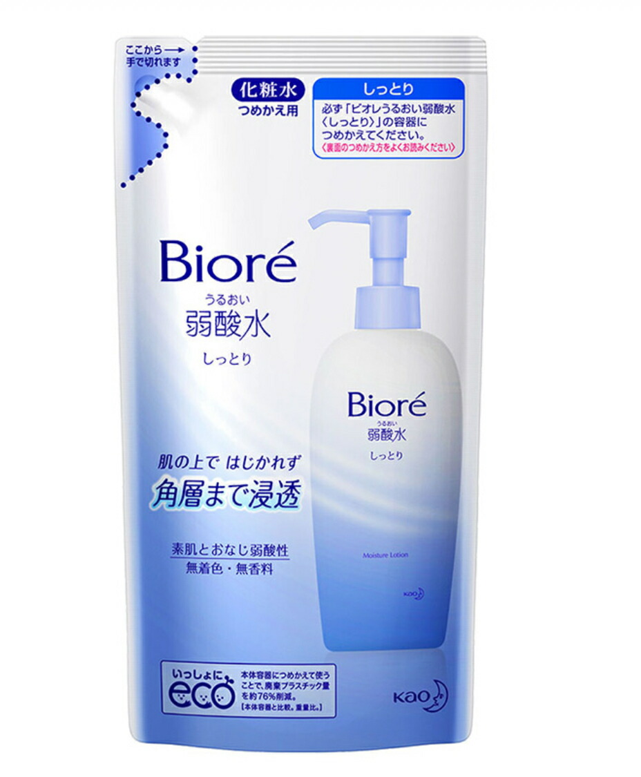 【楽天市場】ビオレ うるおい弱酸水 しっとり つめかえ用(180ml)：So-netmoソネトモ