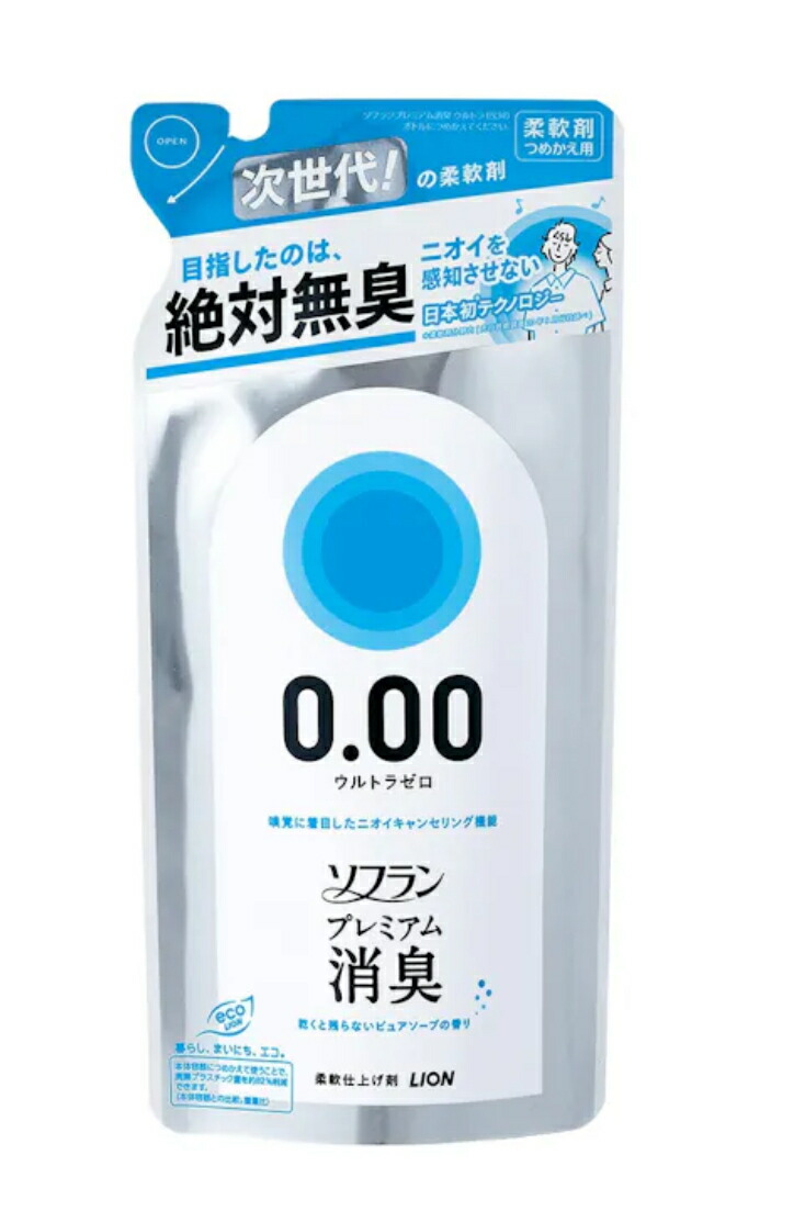 【楽天市場】ライオン ソフランプレミアム消臭ウルトラゼロ詰替400ml：So-netmoソネトモ