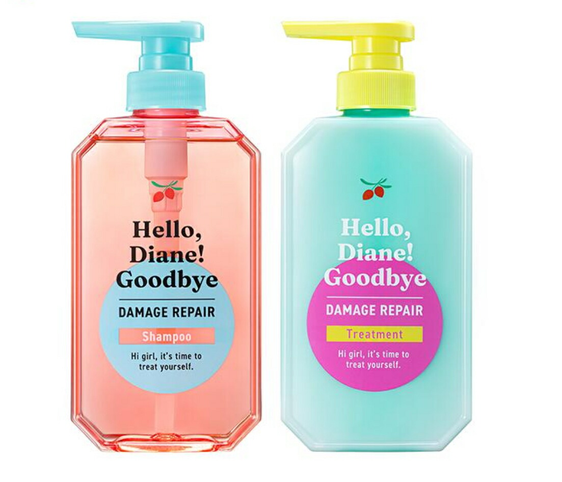 【楽天市場】ネイチャーラボ ダイアン ハローダイアングッバイ ダメージ補修企画品 シャンプー＆トリートメント 400ML×2本：So-netmoソネトモ