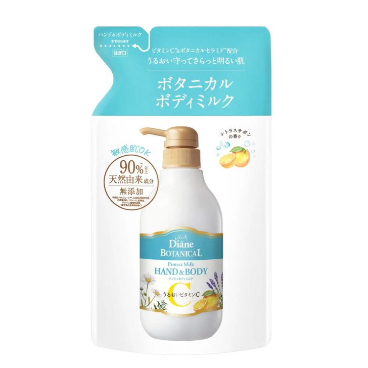 【楽天市場】ダイアン ボタニカル ハンド＆ボディミルク 詰替 400ml：So-netmoソネトモ