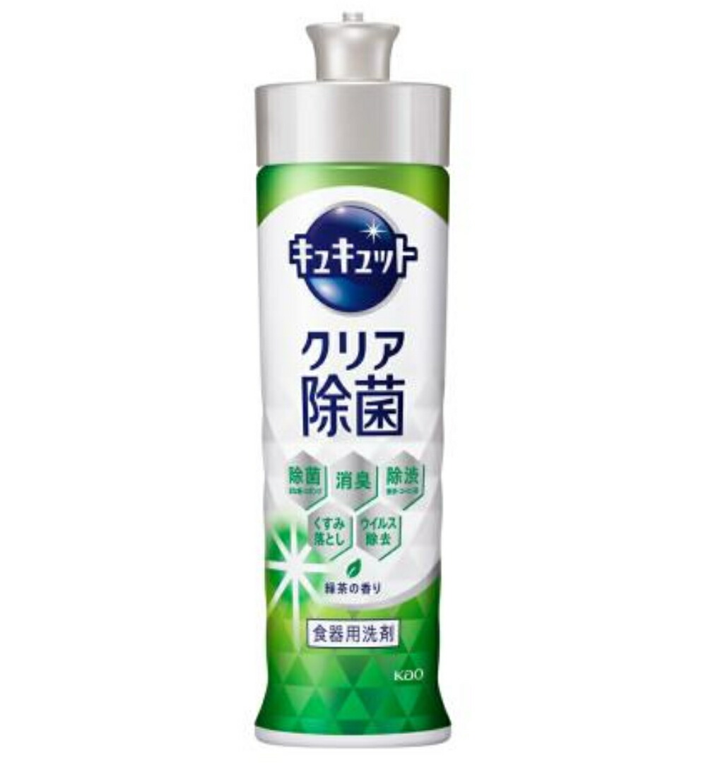 【楽天市場】花王 キュキュット クリア除菌 緑茶 本体 240ml *2個セット：So-netmoソネトモ