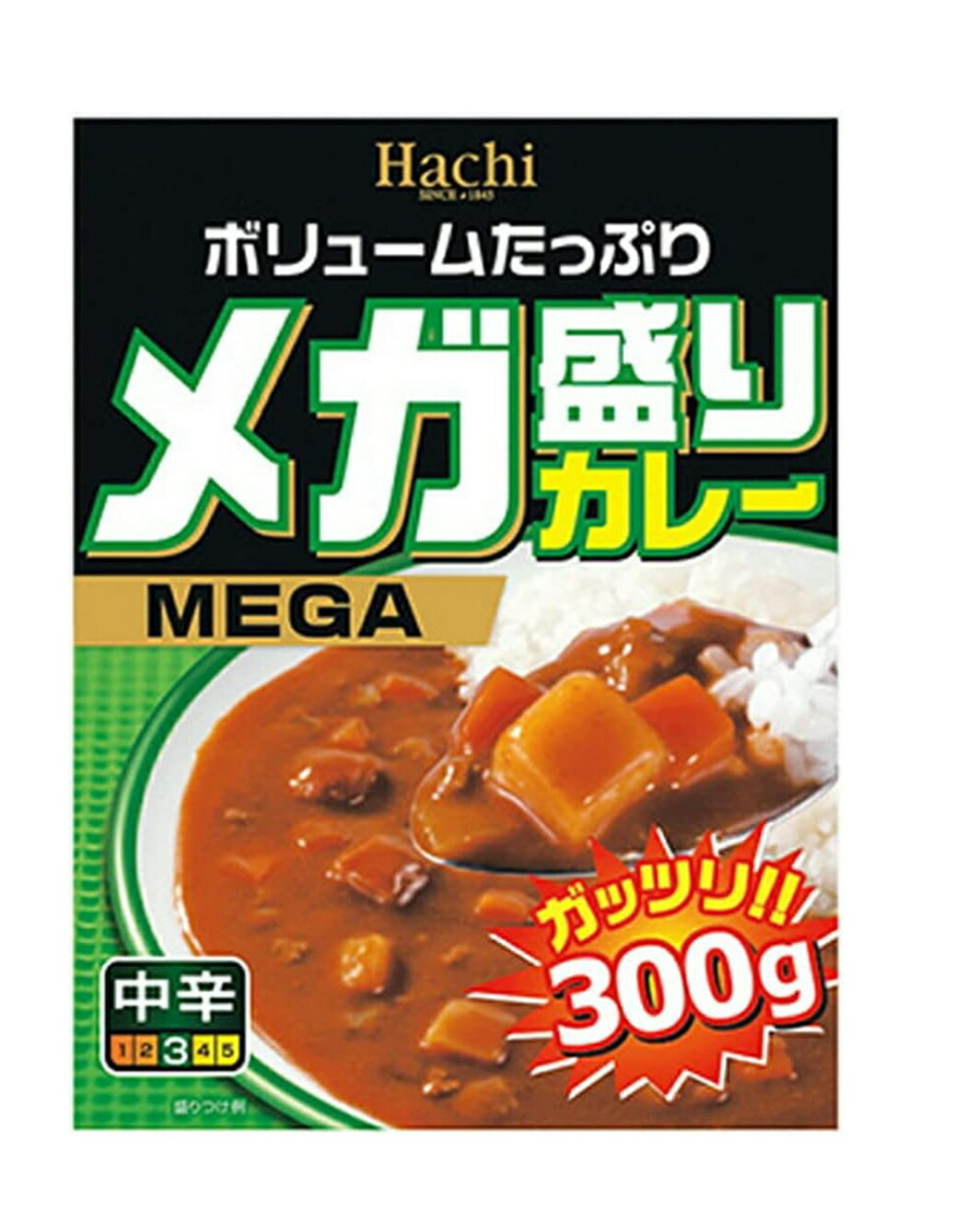 【楽天市場】ハチ食品 メガ盛りカレー 中辛 300g×10個：So-netmoソネトモ