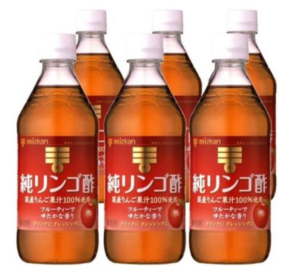 【楽天市場】ミツカン 純りんご酢(500ml*6本セット)：So-netmoソネトモ