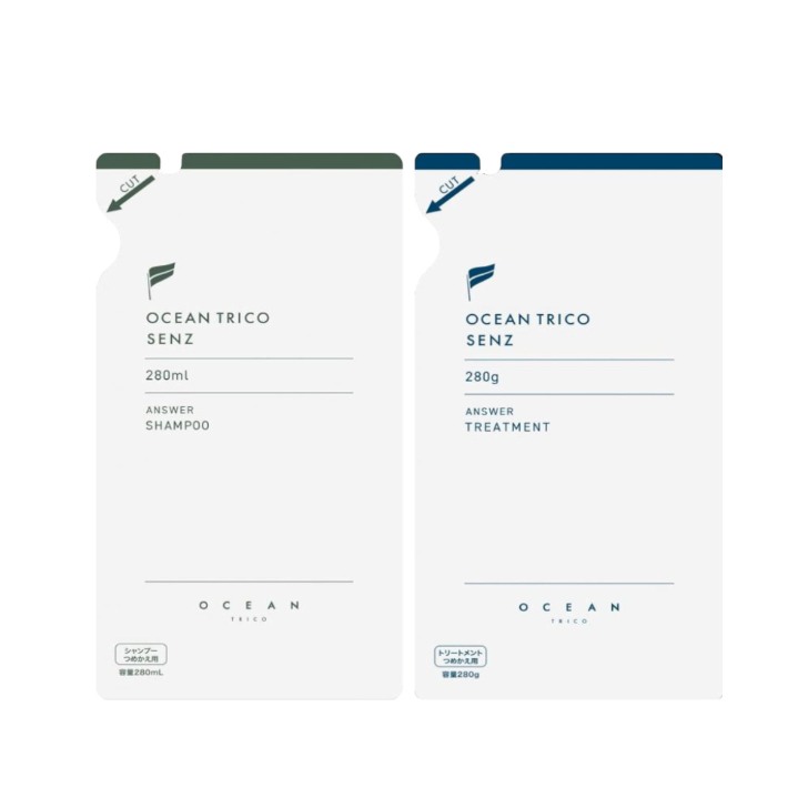 【楽天市場】オーシャントリコ センズ スカルプシャンプー＆トリートメント 280ml/280g：So-netmoソネトモ