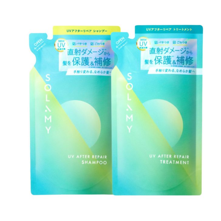 【楽天市場】SOLAMY ソラミー UV アフター リペア シャンプー/トリートメント セット 詰替 420ml＋420g：So-netmoソネトモ
