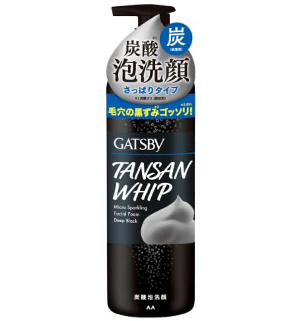 【楽天市場】ギャツビー マイクロスパークリング泡洗顔 ディープブラック(200g)：So-netmoソネトモ