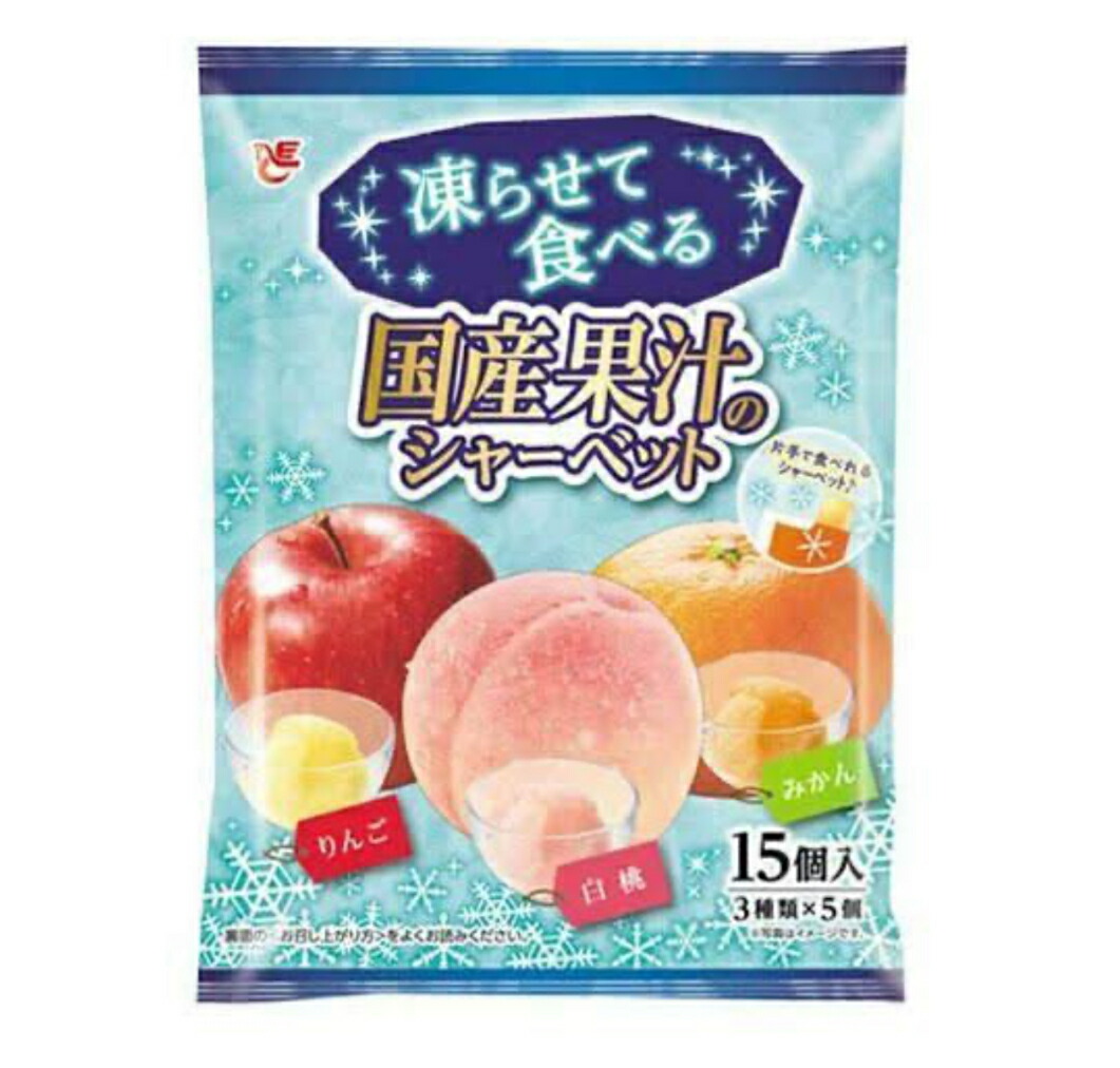 【楽天市場】エースベーカリー 凍らせて食べる 国産果汁のシャーベット 15個入 4袋セット：So-netmoソネトモ
