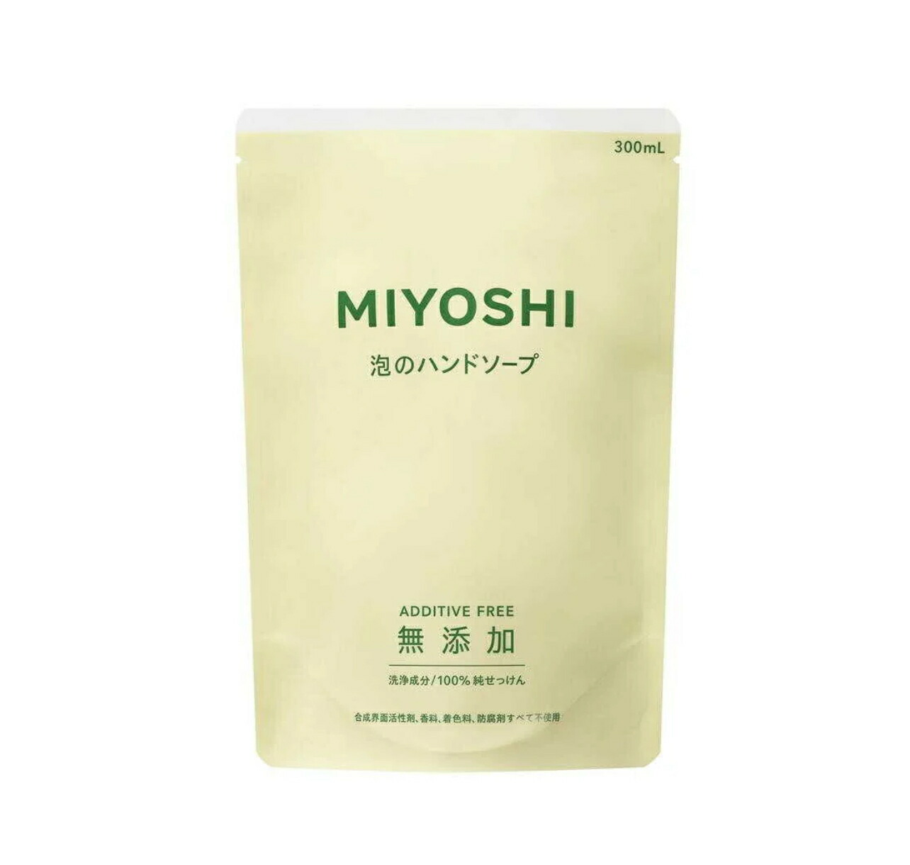 【楽天市場】ミヨシ 無添加せっけん 泡のハンドソープ 詰替 300ml：So-netmoソネトモ