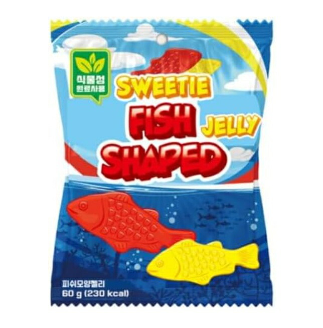 【楽天市場】韓国 スウェーデングミフィッシュ形ゼリー 60g 1袋 ス：So-netmoソネトモ
